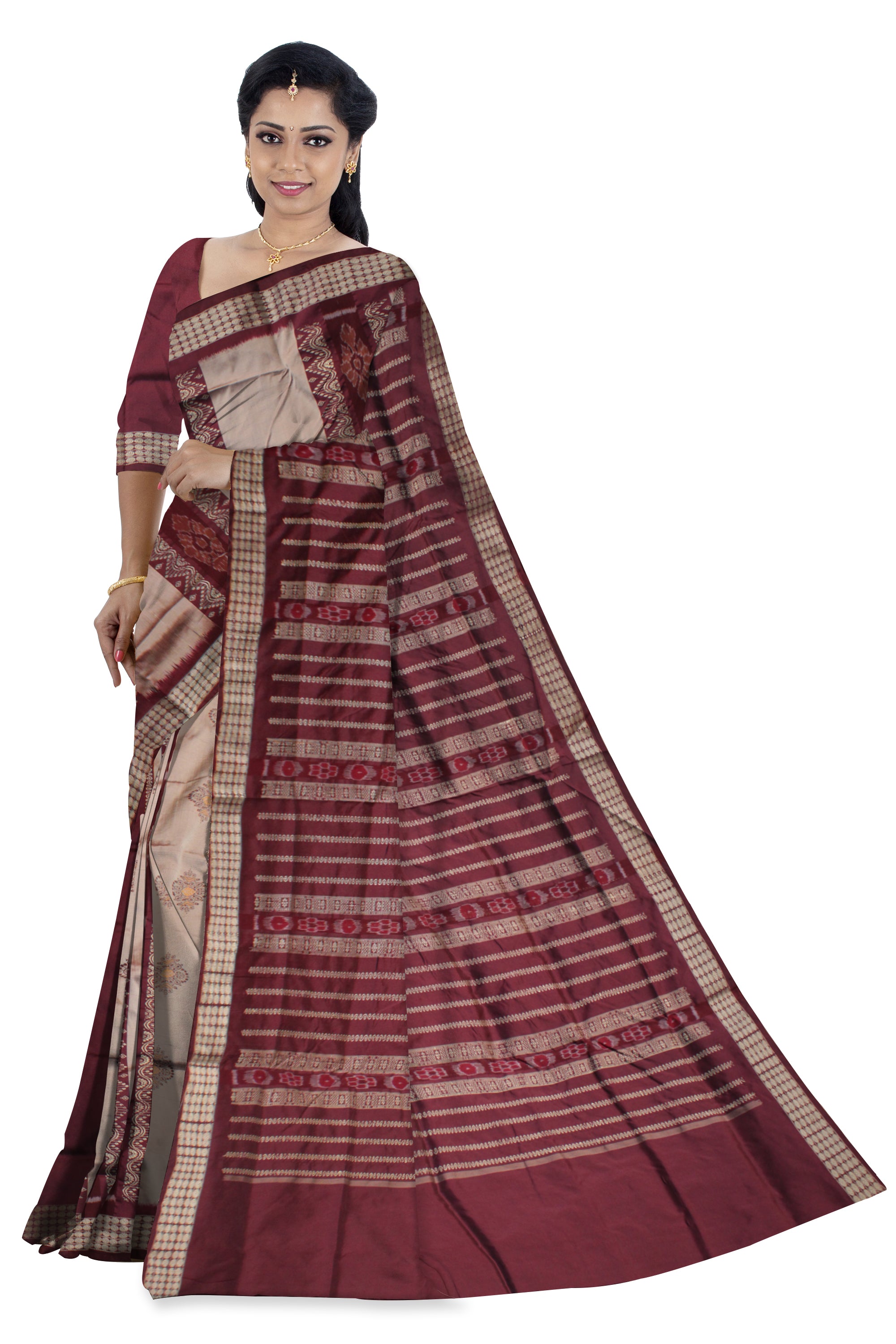 Traditional Pasapali with Bomkei pattern Patli Pata